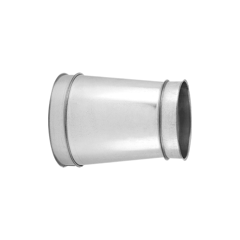 Reductie circulara cu falt din otel galvanizat 0.6 - 1 mm cu diametrul ...